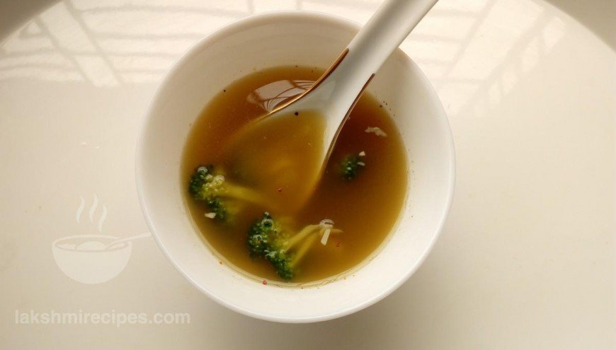 how to cook a clear soup