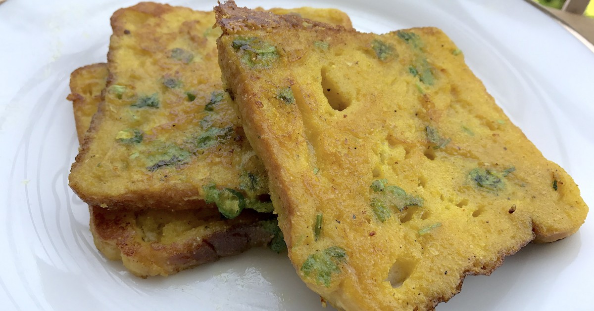 Shallow Fried Bread Pakora Recipe - How To Make Shallow Fried Br