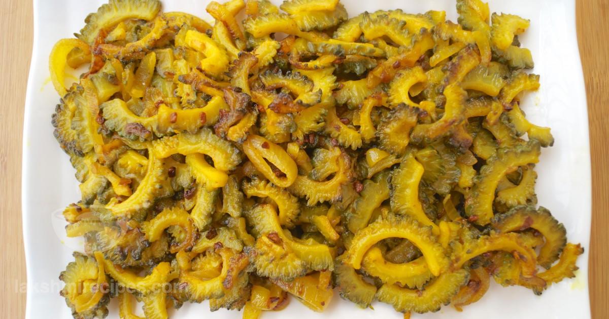 Karele Ki Bhujia Recipe - Learn How To Make Karele Ki Bhujia